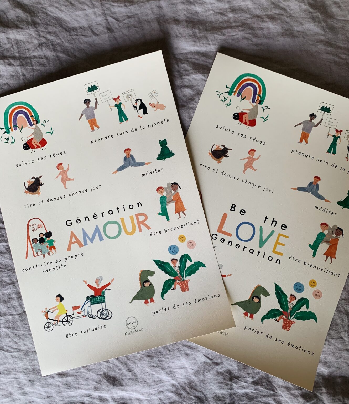Poster “Be the Love Generation” – Garcon Milano